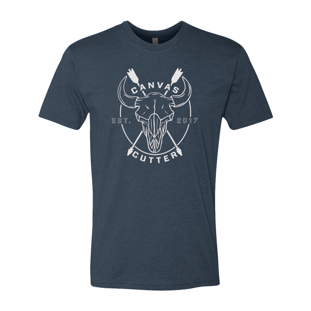Heather Blue Bison Shirt | Canvas Cutter Official